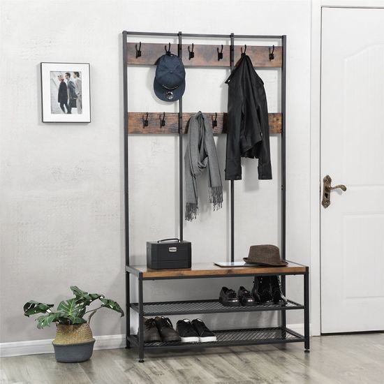 Entryway Storage Coat Rack - Coat Rack | VASAGLE by SONGMICS