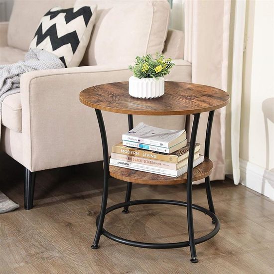 2 Layers End Table - End Table | VASAGLE by SONGMICS