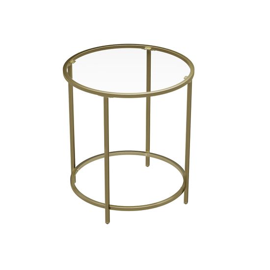 Golden Metal Side Table - Side Table | VASAGLE by SONGMICS