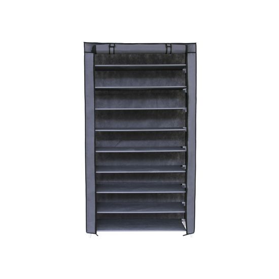 Gray Enclosed Shoe Rack - Shoe Rack | SONGMICS