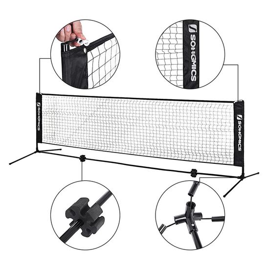 Portable Black Badminton Net