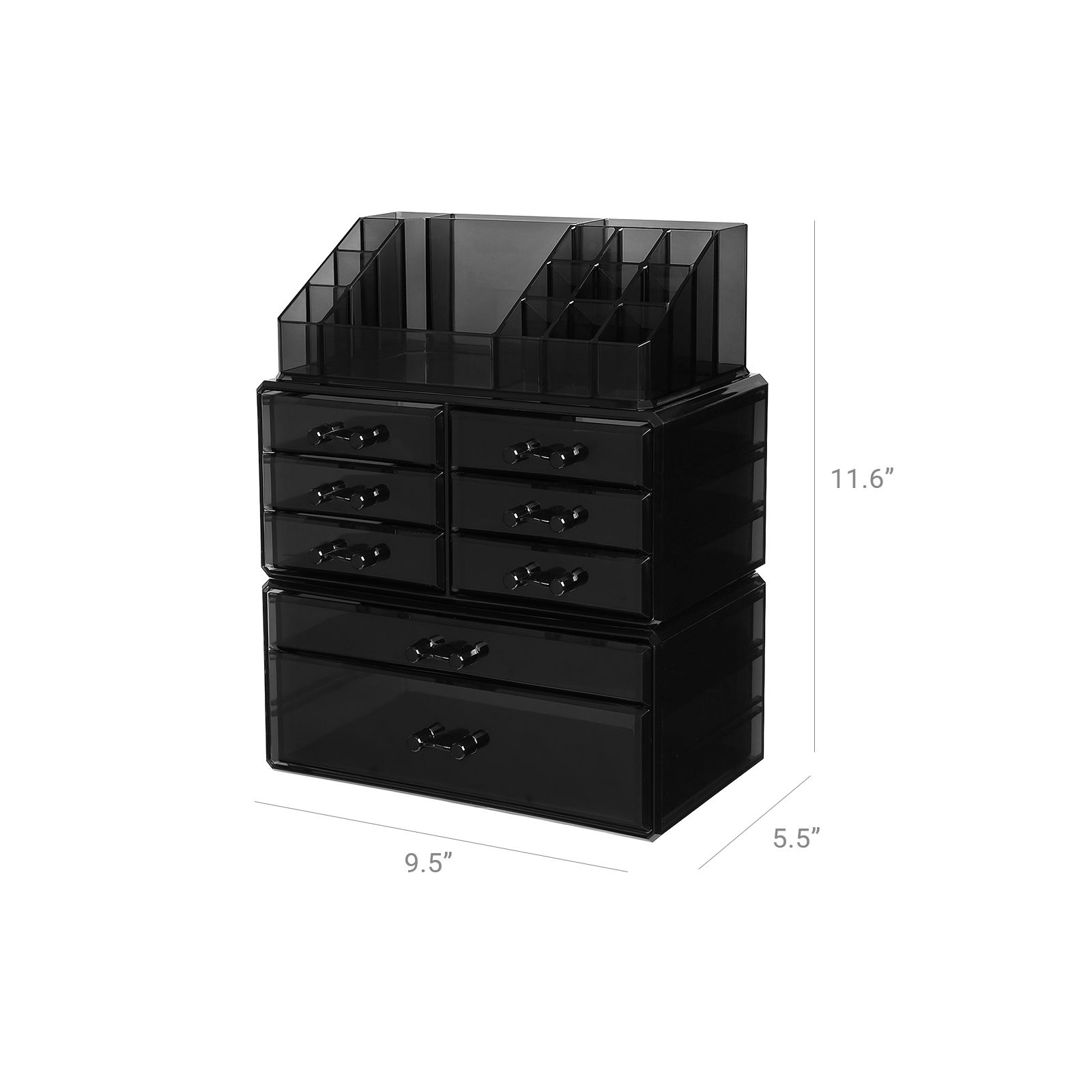 Black Makeup Organizer - Makeup Organizer | SONGMICS