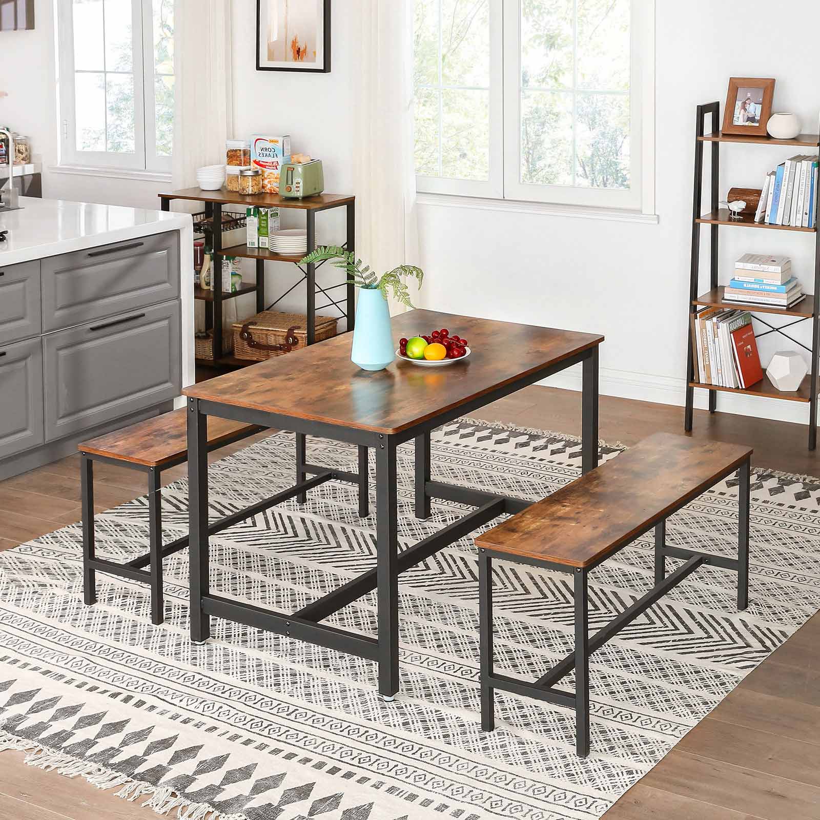 Double Table Benches - Dining Chair | VASAGLE by SONGMICS