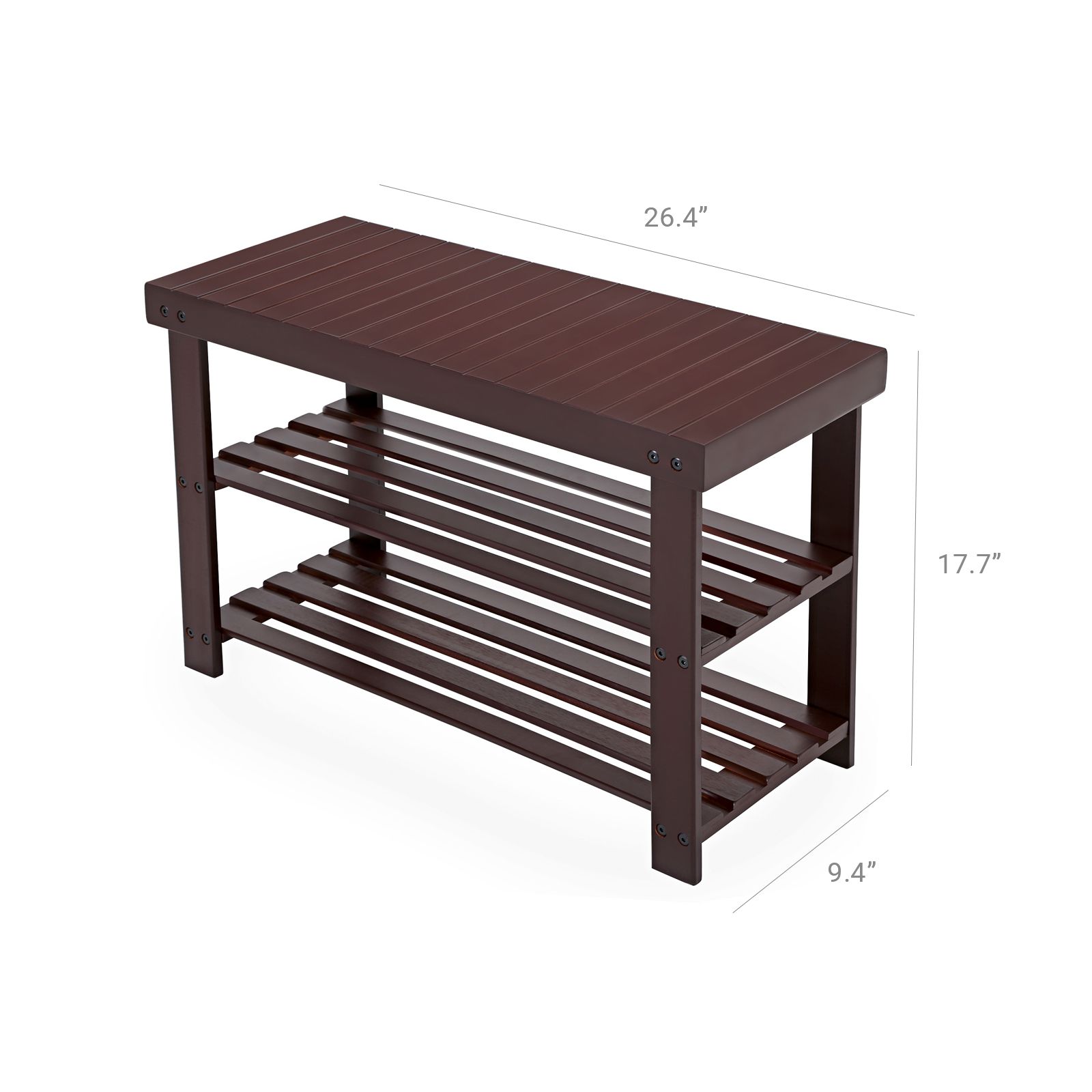 Bamboo Shoe Bench - Shoe Bench | SONGMICS