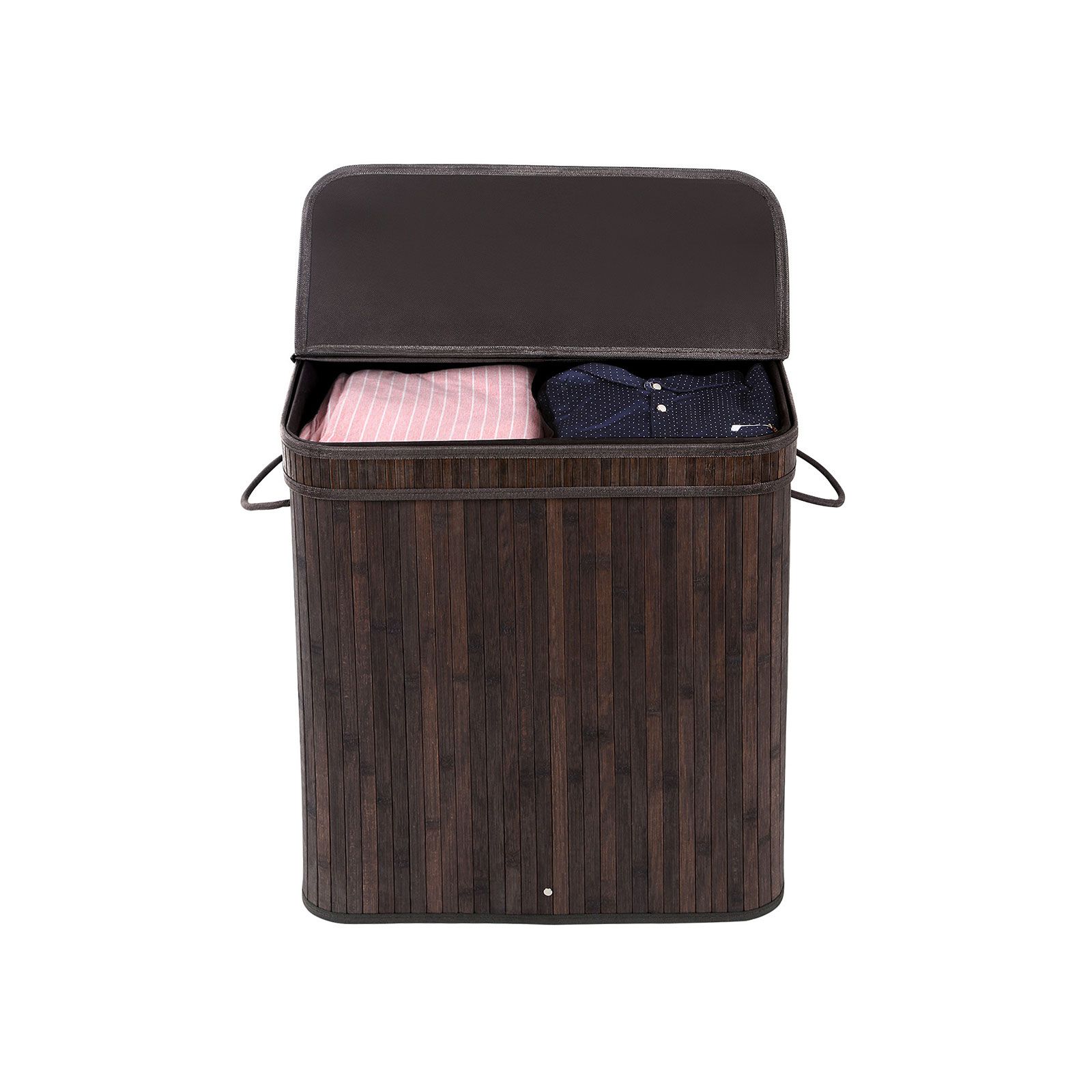 Bamboo Rectangular Laundry Hamper - Laundry Basket | SONGMICS