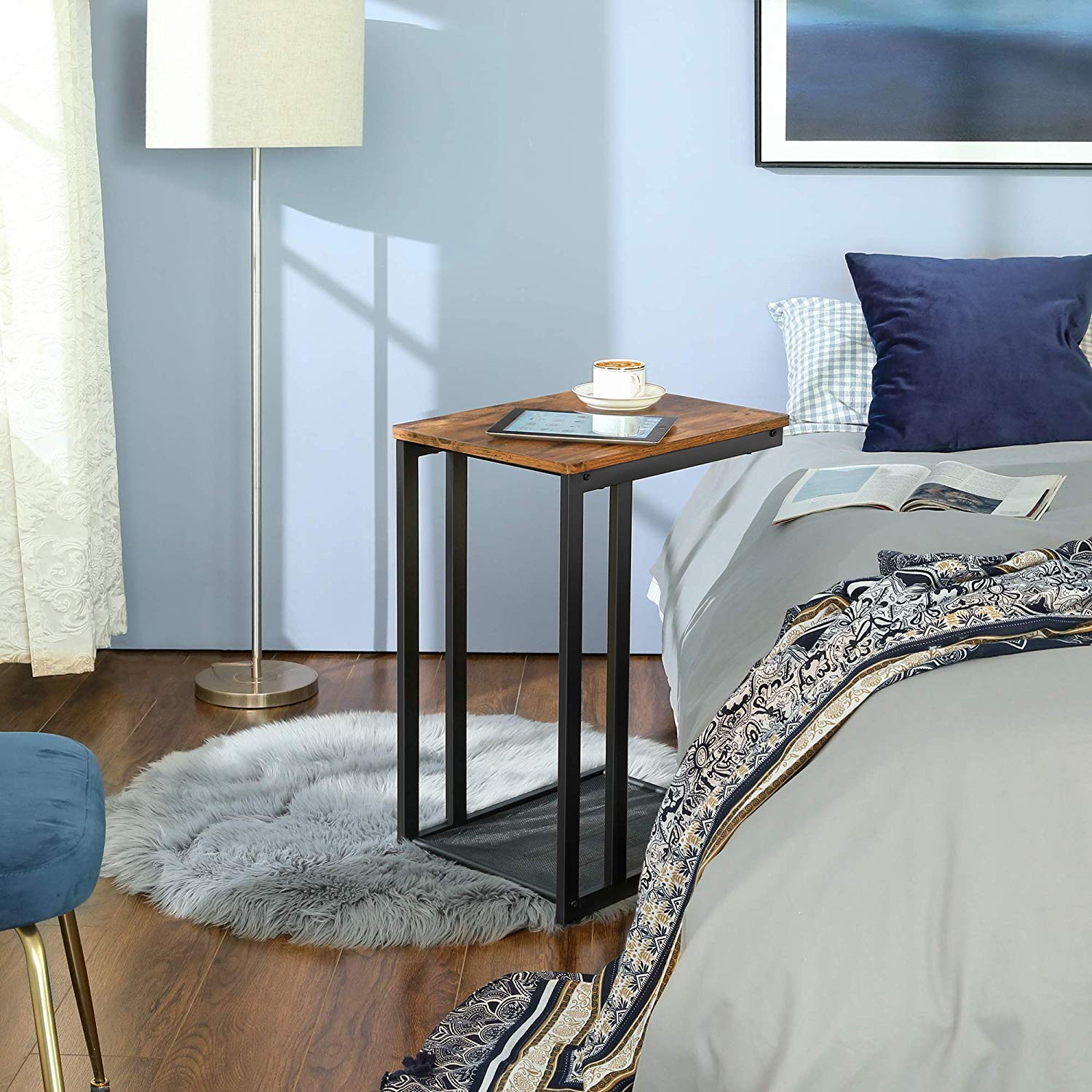 Mesh Shelf Side Table - Side Table | VASAGLE by SONGMICS