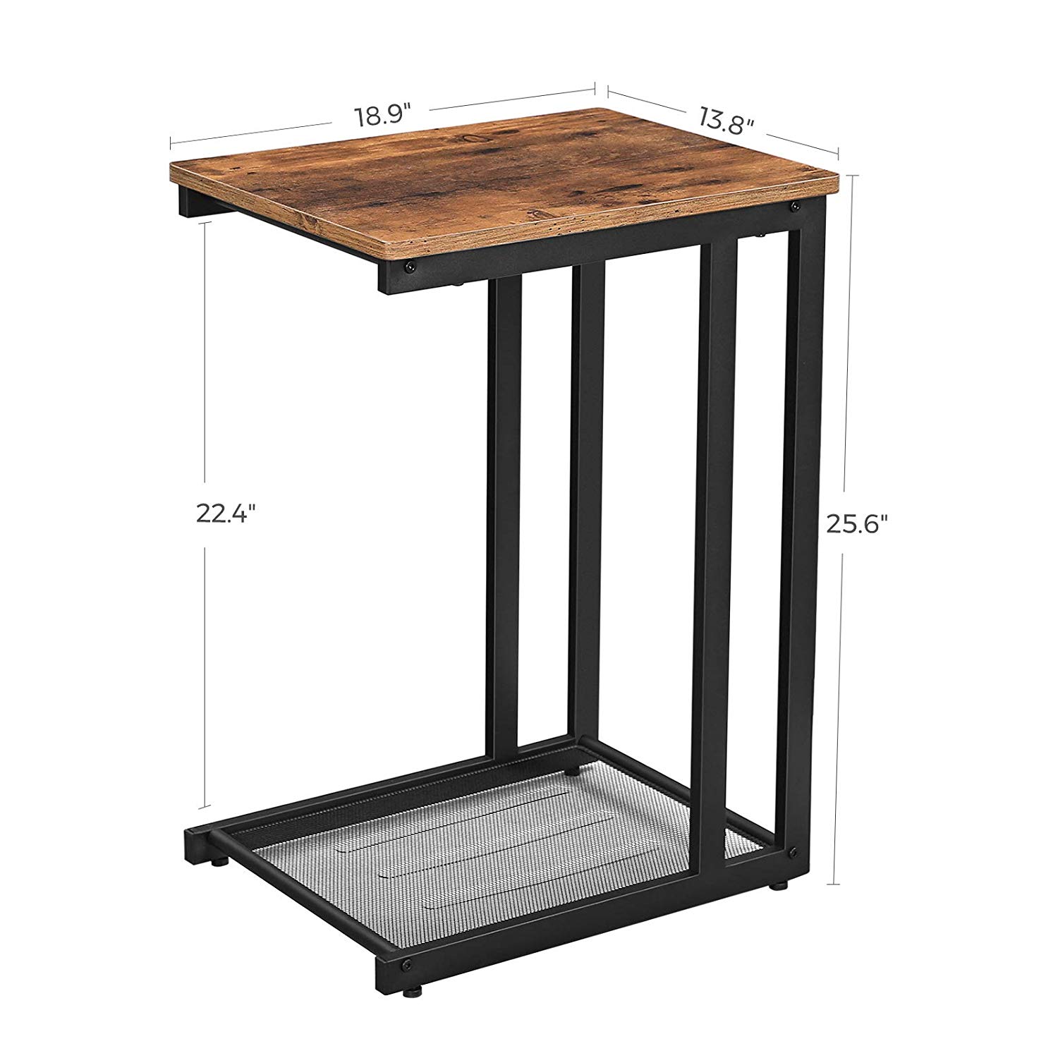 Mesh Shelf Side Table - Side Table | VASAGLE by SONGMICS