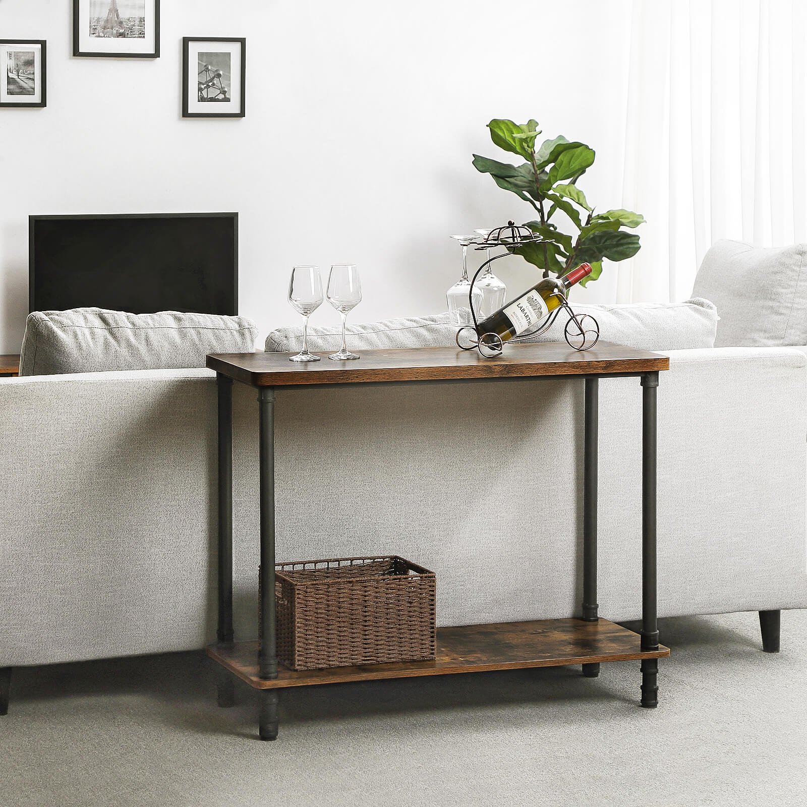 Pipe Legs Console Table - Console Table | VASAGLE by SONGMICS