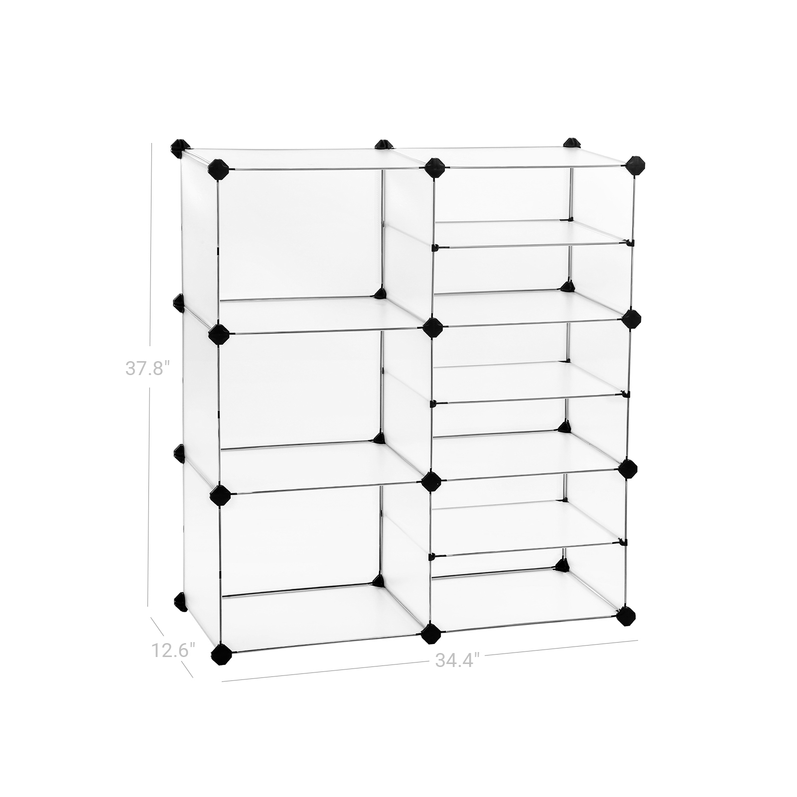 Interlocking Plastic Cubes Organizer - Cube Organizer | SONGMICS