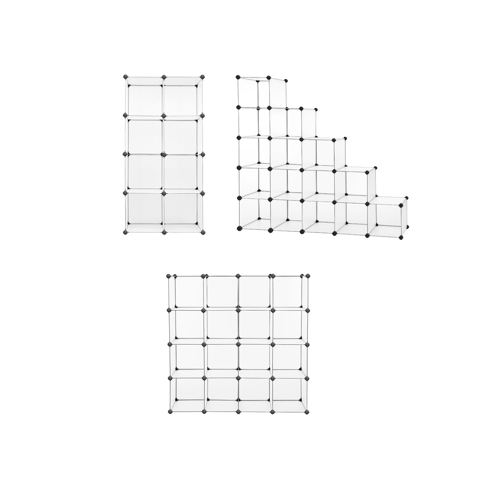 16 Cubes Storage Organizer - Cube Organizer | SONGMICS