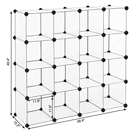 16 Cubes Storage Organizer - Cube Organizer | SONGMICS