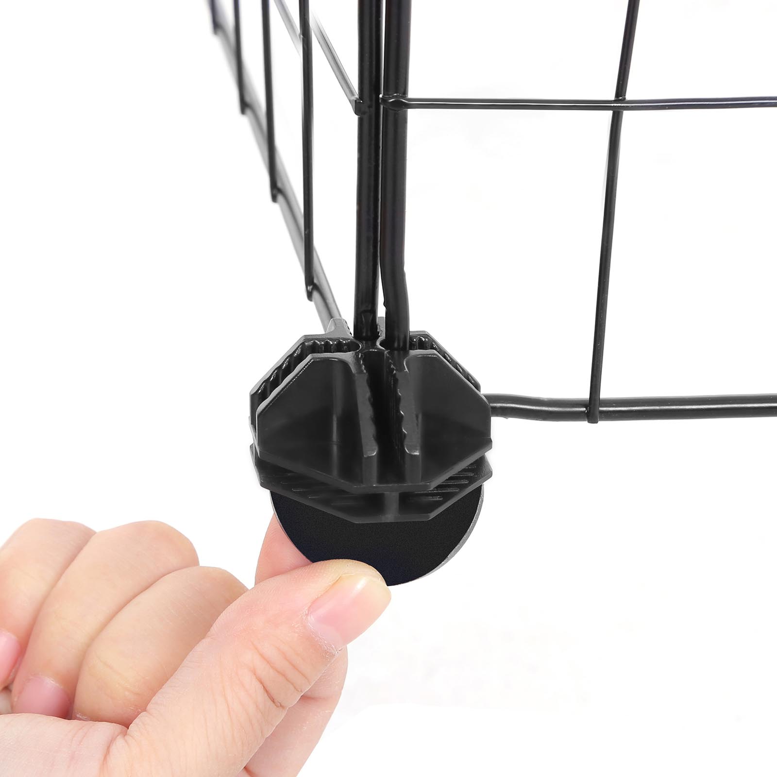 Metal Mesh Pet Playpen - Pet Playpen | SONGMICS