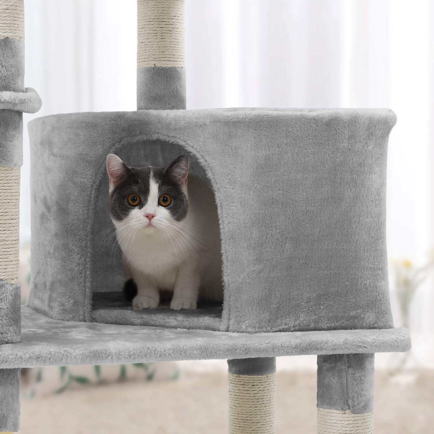 Light gray Cat Tree - Cat Tree | FEANDREA by SONGMICS