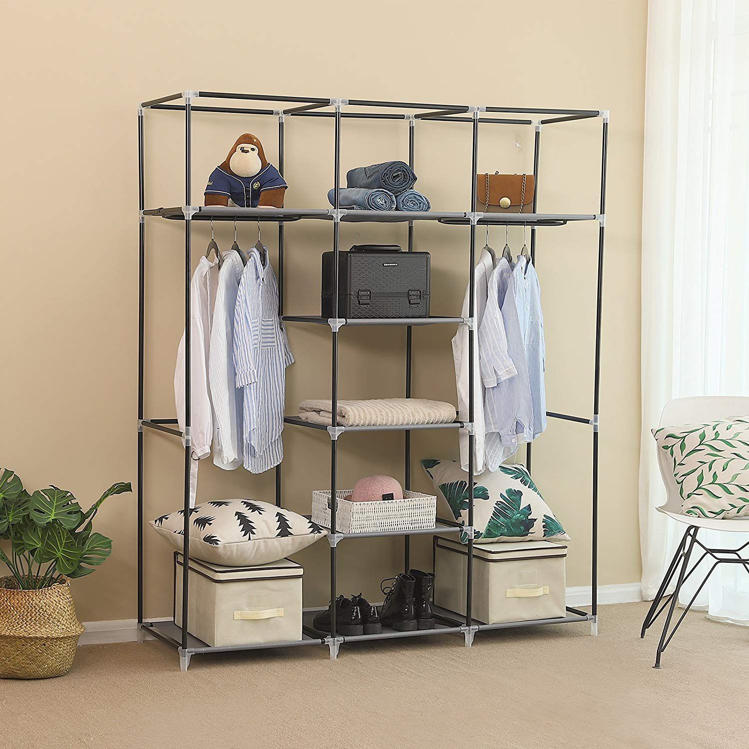 Double Rod Storage Wardrobe
