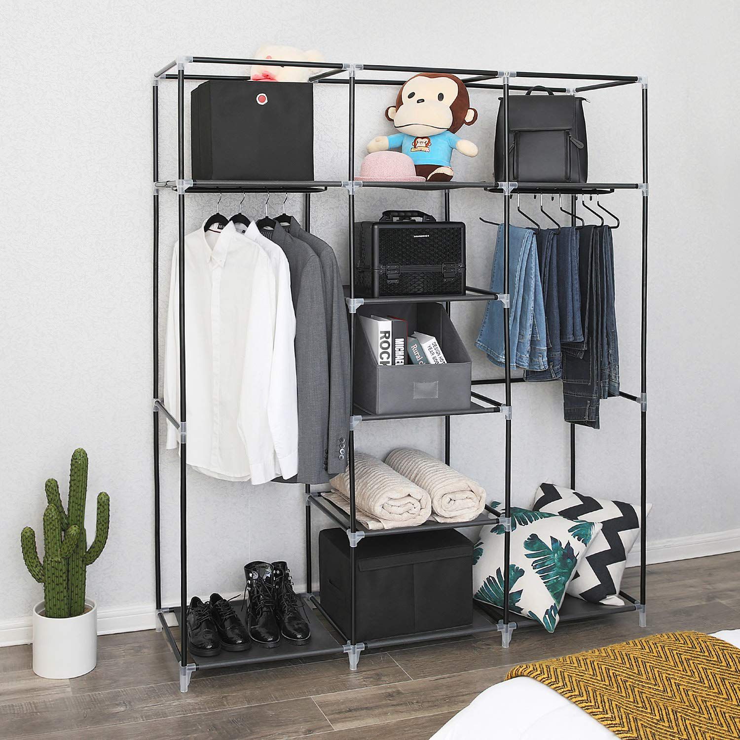 Double Rod Storage Wardrobe